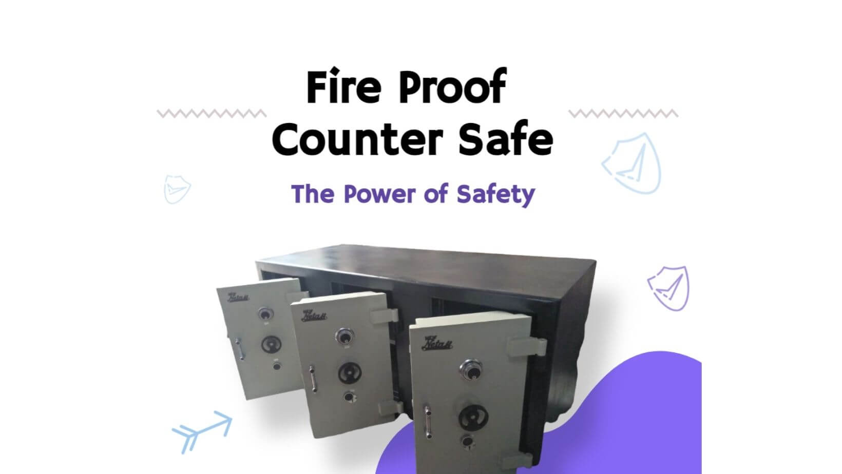 Fire Resistance / Fireproof Counter Safe - New NetaJi Safe
