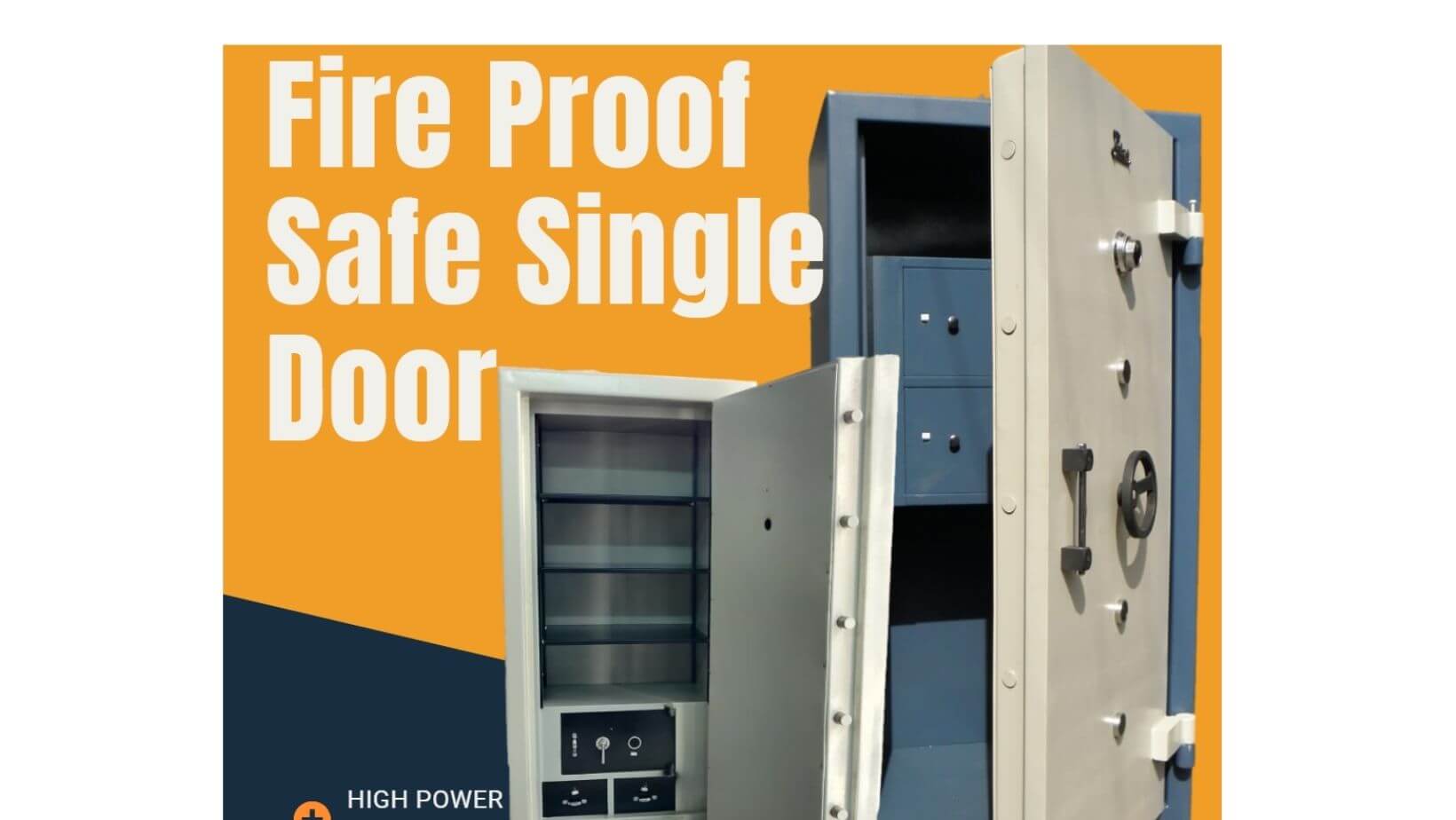 Fire Resistance / Fireproof Safe Single Door 72 inch safe - New NetaJi Safe